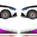 5 Purple Dream Race Car Side Wrap Laminated Print Modified Late Model ...