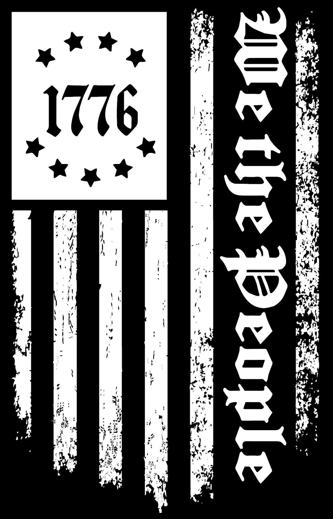 We the People Custom Decal-laminated, High Quality - Etsy