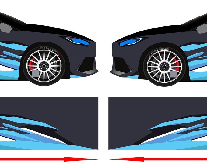 23 Storm Race Car Side Wrap Laminated Print Modified Late Model Super ...