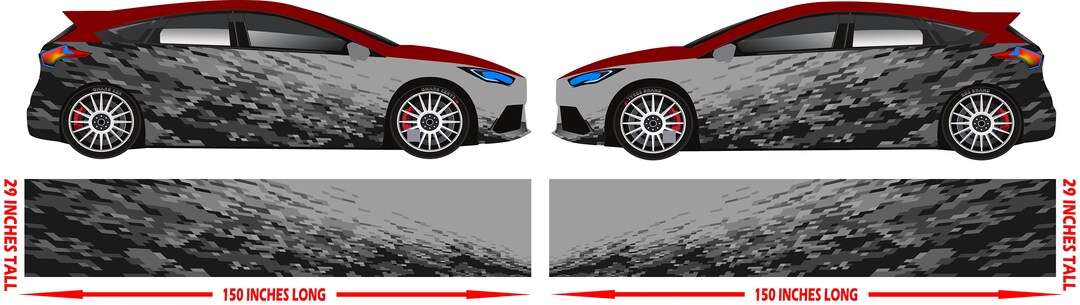 13 Road Rash Race Car Side Wrap Laminated Print Modified Late Model ...