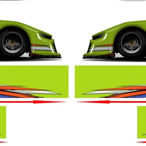 56 Elite Race Car Side Wrap Laminated Print Modified Late Model Super ...