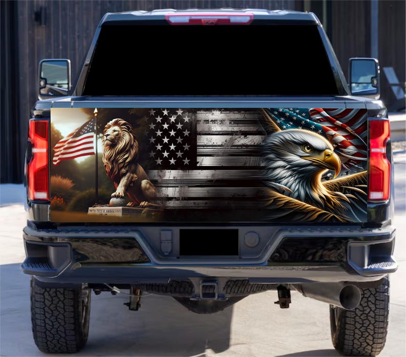 America Custom TAILGATE Wrap - Etsy