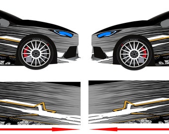 25 Yellow Jacket Race Car Side Wrap Laminated Print Modified Late Model ...