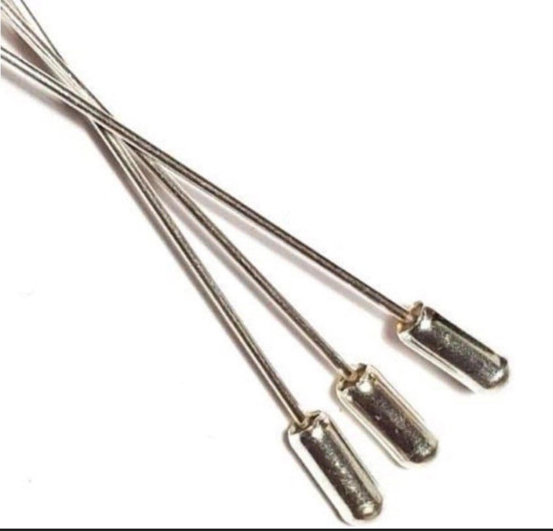 Tibetan Silver Hat Pins Long Stick Pins Silver Lapel Pins in a Choice ...