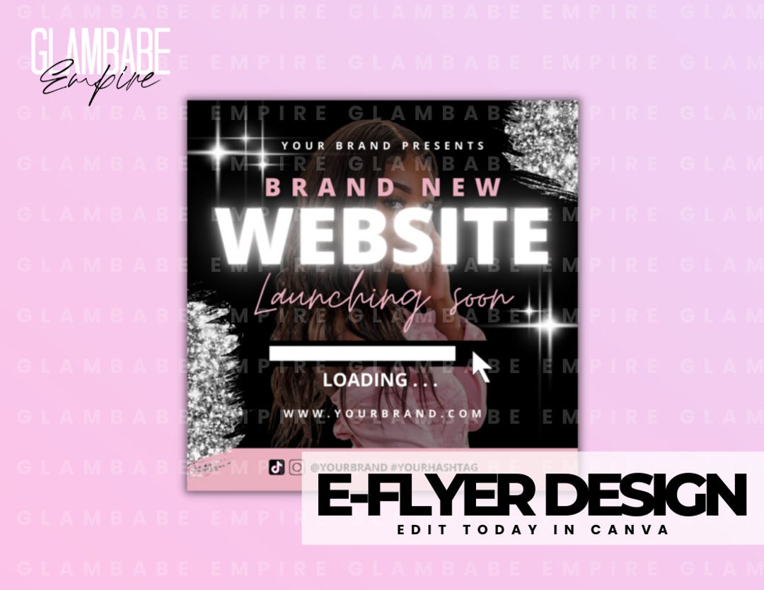 New Website Template Website Coming Soon Website Launching - Etsy