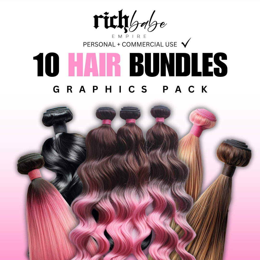 10 Hair Bundles Graphics Pack, Design Assets Bundle, Luxury Cars, Car ...