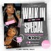 Editable Walk-in Appointment Flyer: Lashes, Nails, Hair (canva Template ...