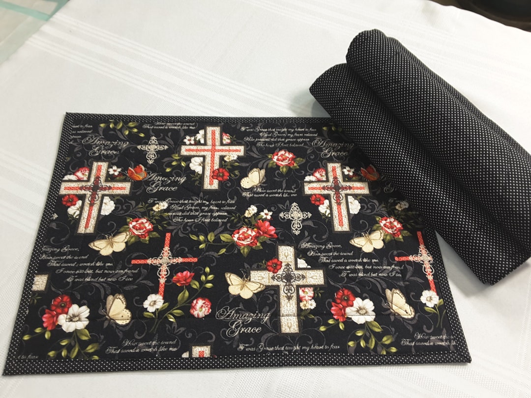 Amazing Grace Set of 4 Placemats - Etsy