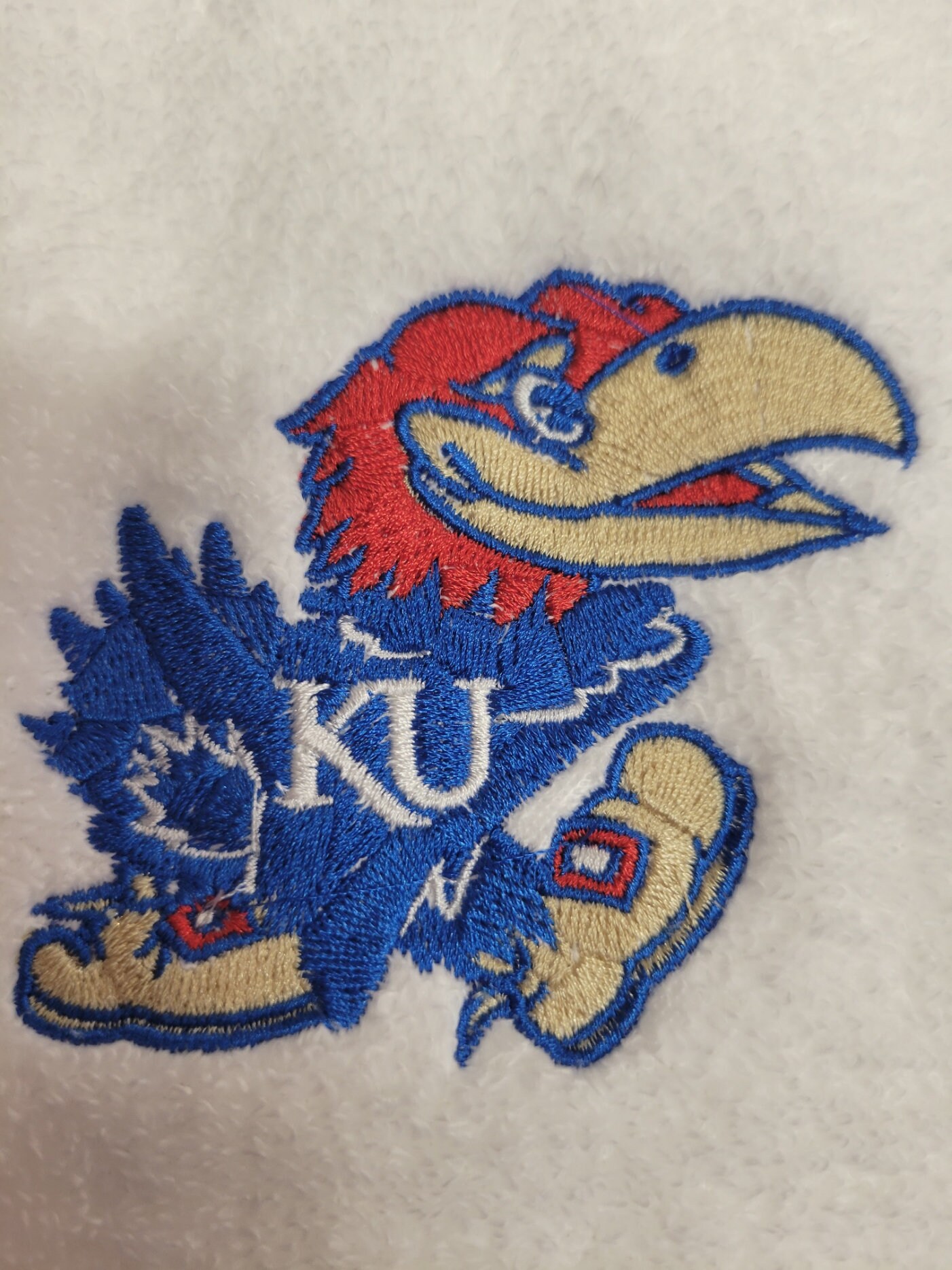 Kansas University Jayhawk Embroidery Towels Set of 2 - Etsy
