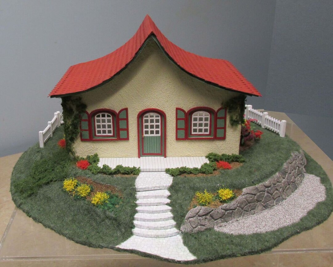 1/4 Scale Enchanted Cottage Kit That Sits on a Double Garden Base ...