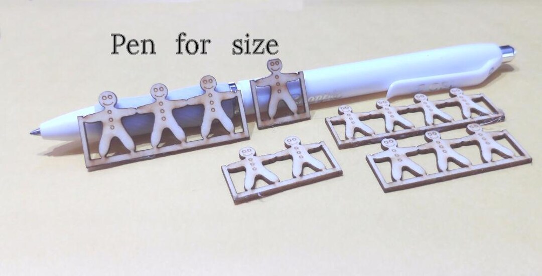 Gingerbread Fence Kit - 7-8" High With Laser-scored Icing Details, 6 ...