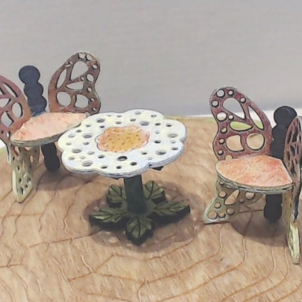 Butterfly Table and Chair - Etsy