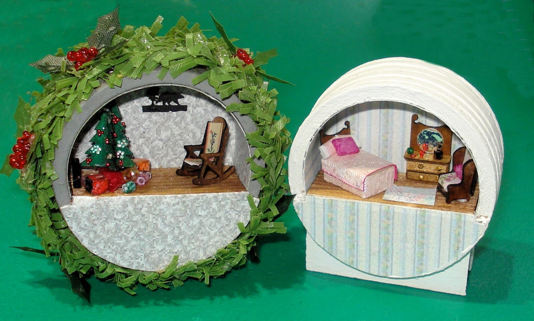 12th Scale Round Wall Decor - Ideal for 144th Furniture: Customize for ...