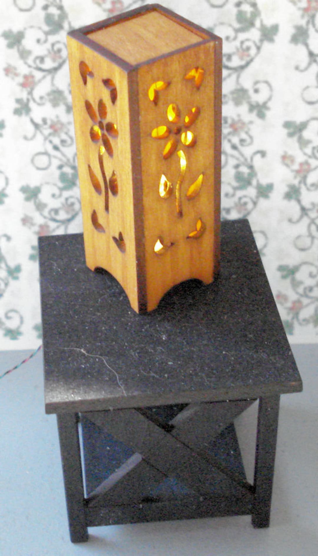12th Scale Unique Laser-cut Wooden Lamp for Dollhouses - Endless ...