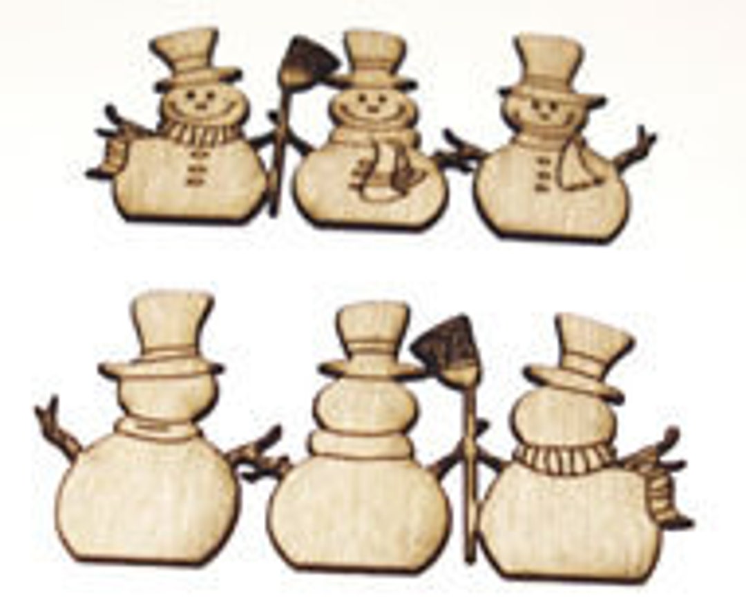 1/4 Scale Trio of Snowmen, Quarter Scale - Etsy
