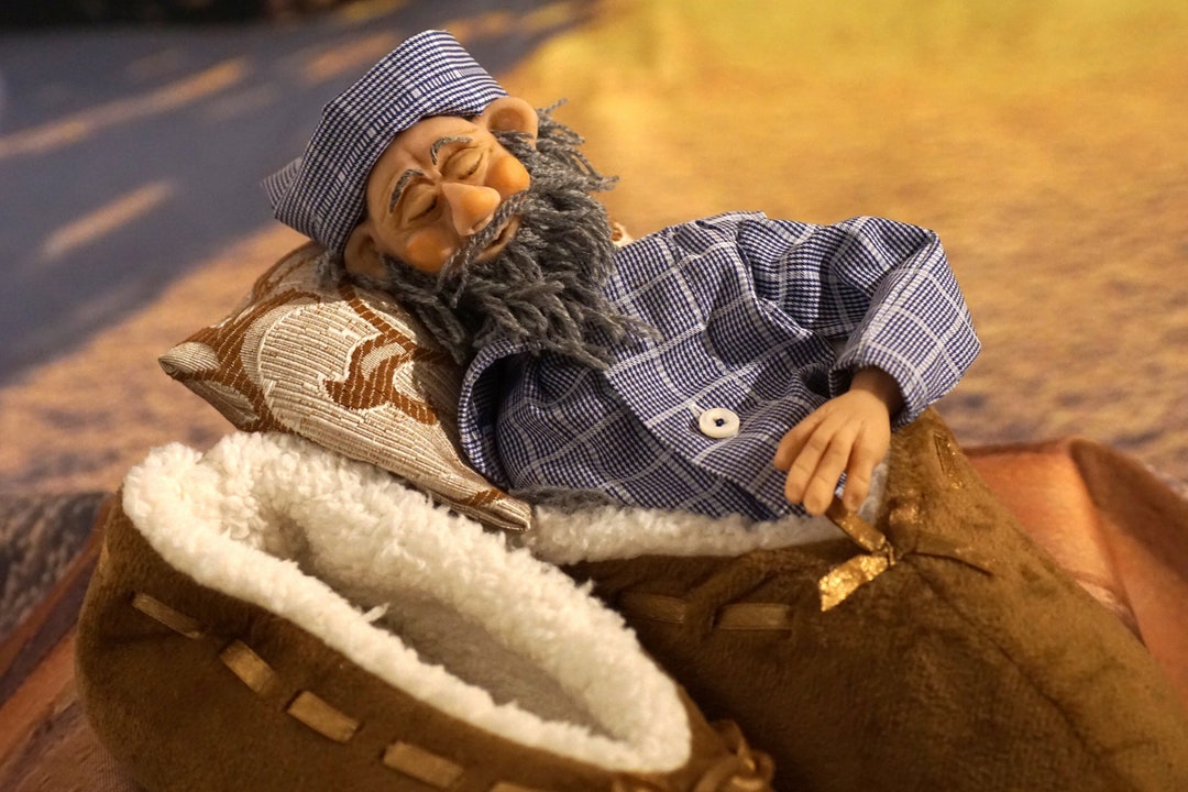 Imp Gnome Decoration Handmade Polymer Clay Artist Doll Shoes Ooak ...