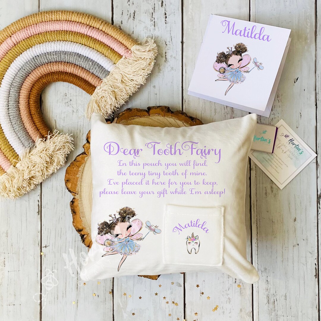 Looks Like Me Tooth Fairy Pillow, Pocket Cushion, Tooth Fairy Card ...