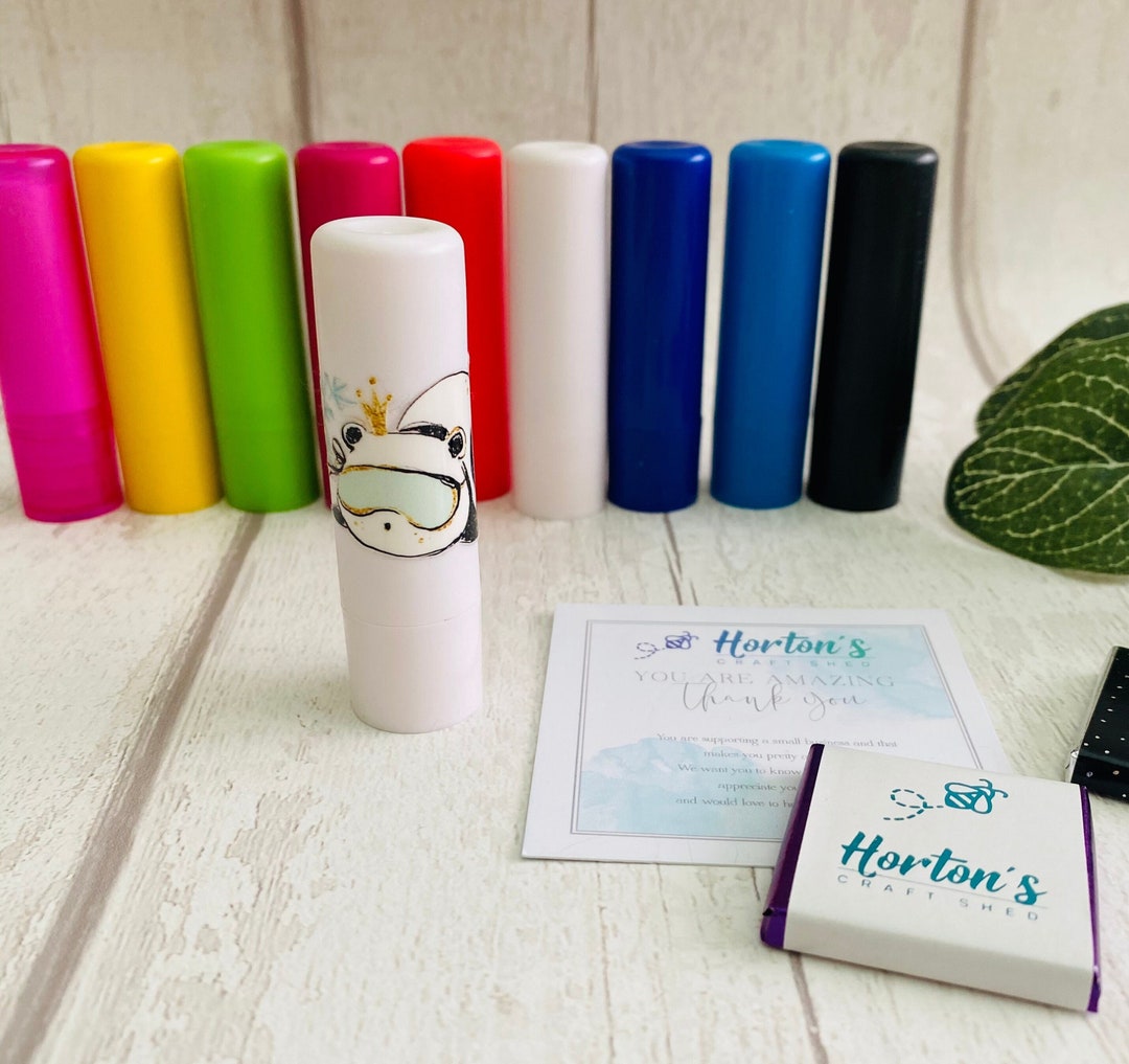 Personalised Panda Lip Balm, Party Bag Fillers,panda Lovers, Slumber ...