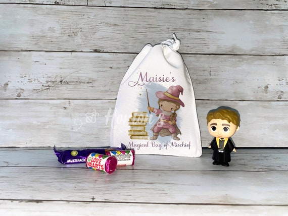 Personalised Birthday Wizard Theme Party Bags Kids Gift Bag | Etsy