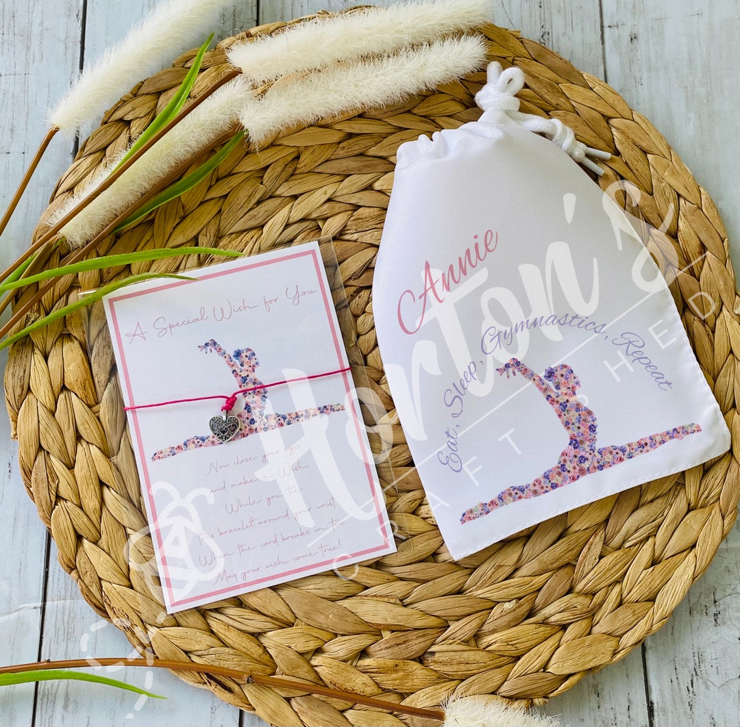 Personalisedbirthday Gymnastics Theme Party Bags Kids Gift Bag Birthday ...