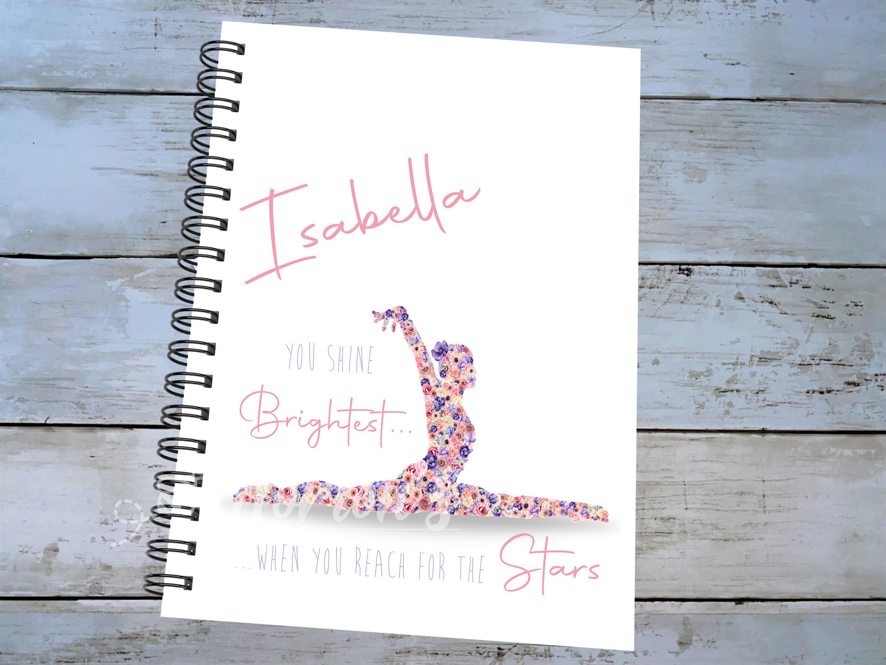 Personalised Back to School Gymnastics Notebook Gymnastics - Etsy