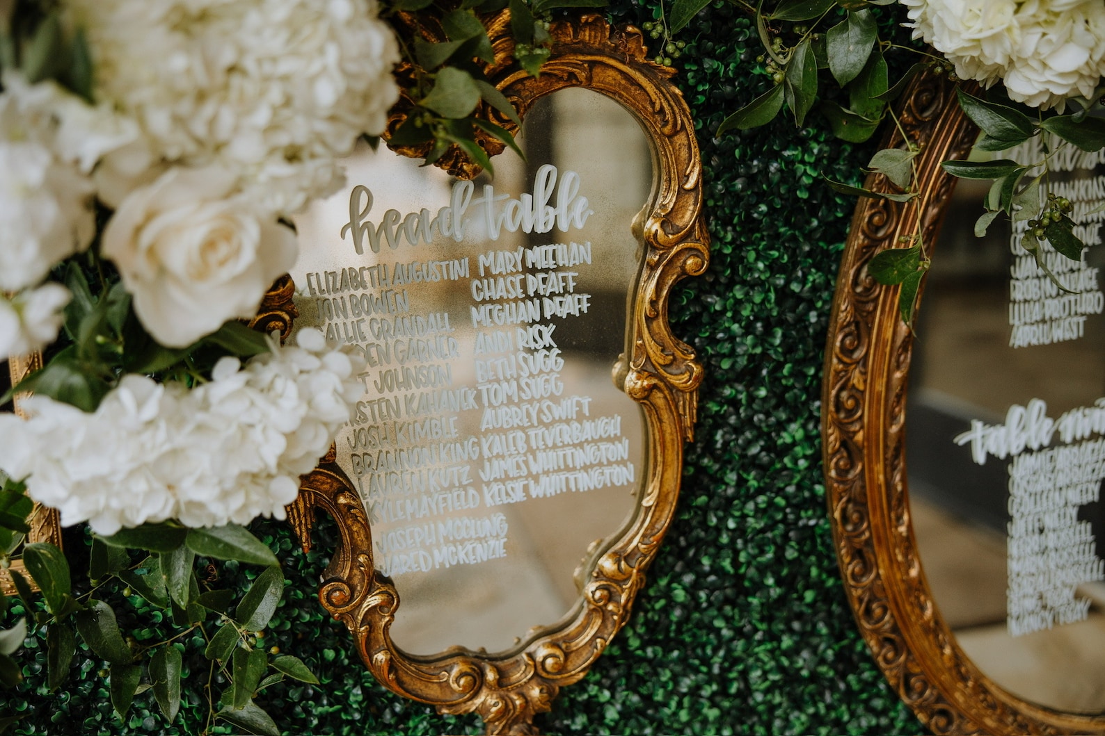 Wedding Table Seating Chart - Etsy