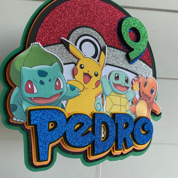 Pikachu Cake Topper - Etsy