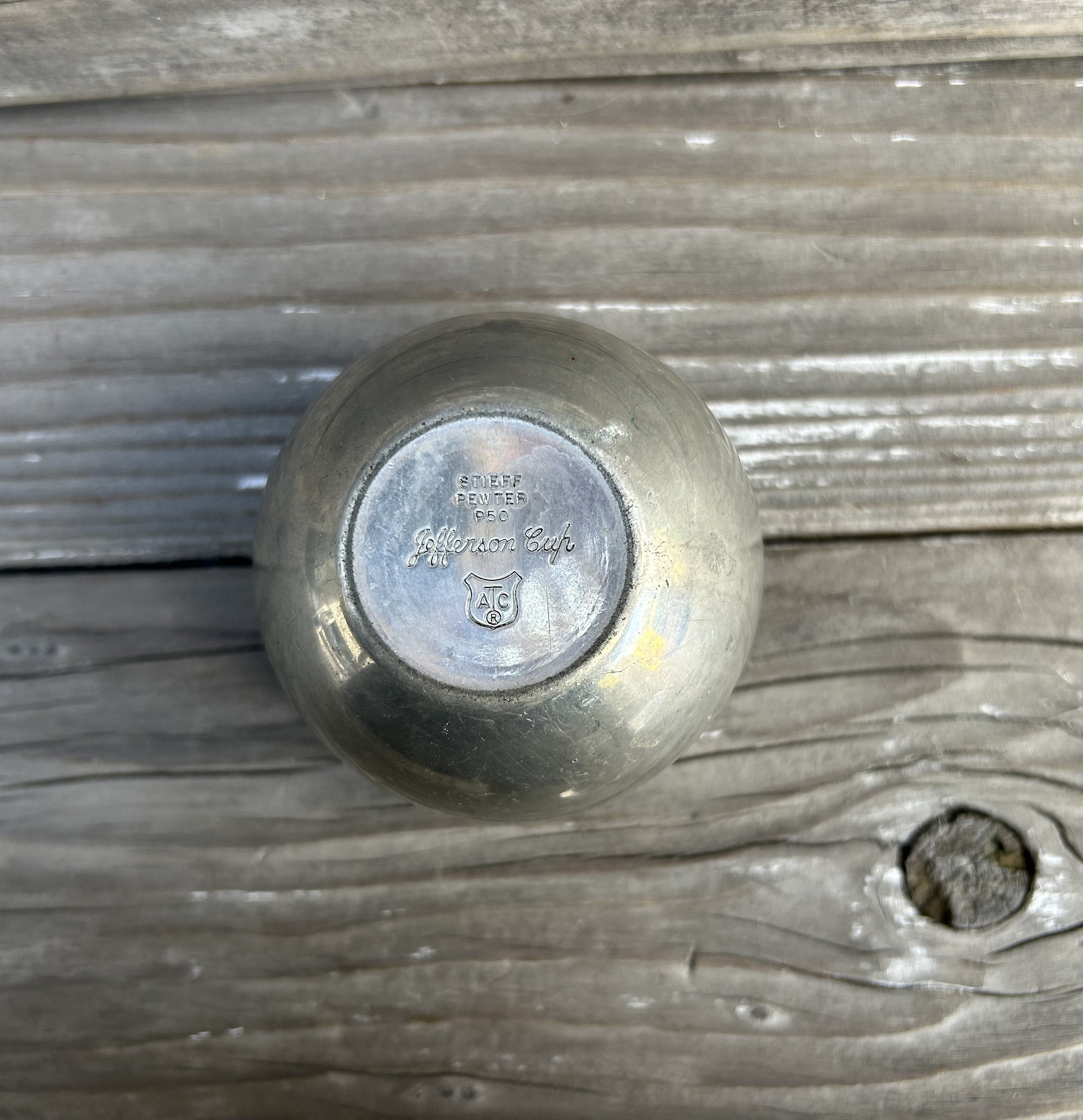 Vintage Steiff Pewter ”jefferson Cup” P50 - Etsy