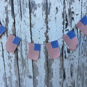 Flag Bunting Garland/ Patriotic Americana - Etsy