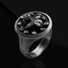 Oxidized Sterling Silver Skull Ring: Screaming Girl Memento Mori - Etsy