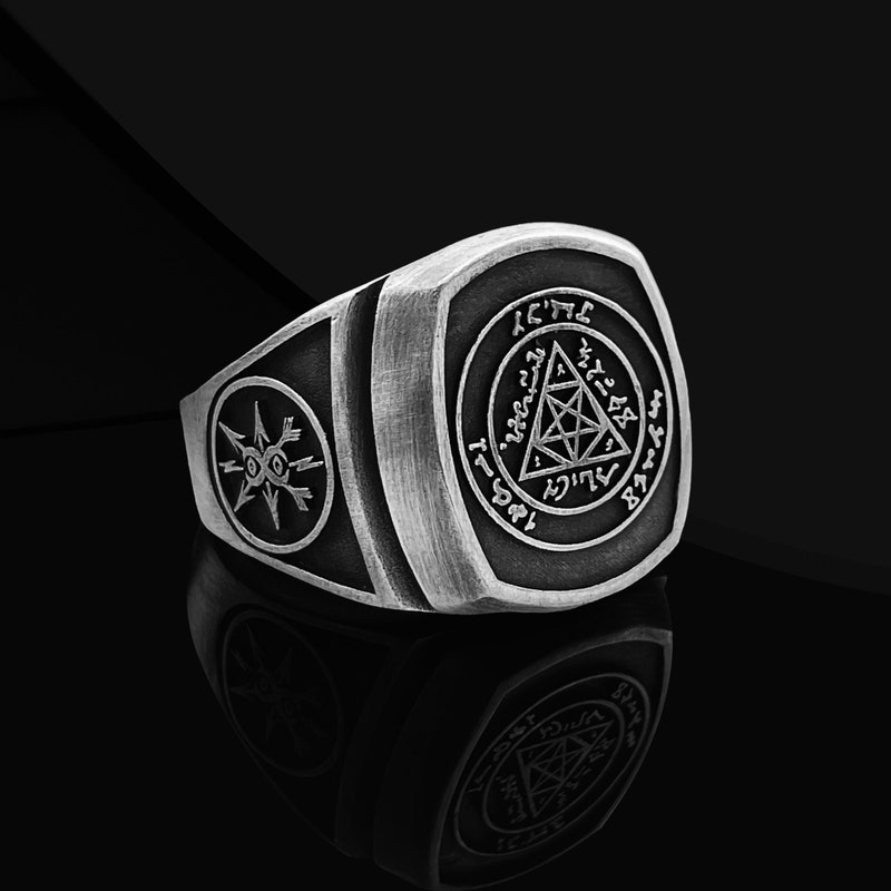 Satanic Rings for Men - Etsy