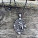 Mermaid Siren Charm Oxidized Silver Necklace Anchor Mermaid - Etsy