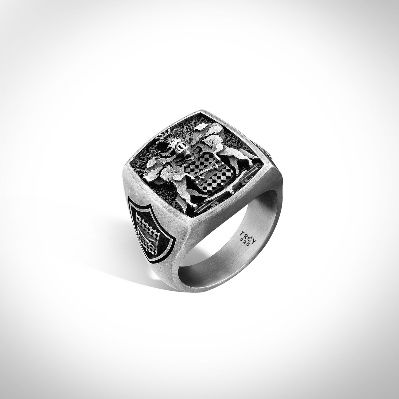 Personalized Family Crest Signet Custom Rings for Him Unique - Etsy