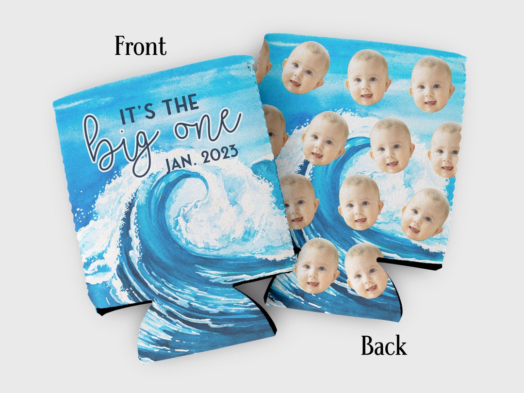 Custom Photo First Birthday Cozy- the BIG ONE First Birthday Party ...