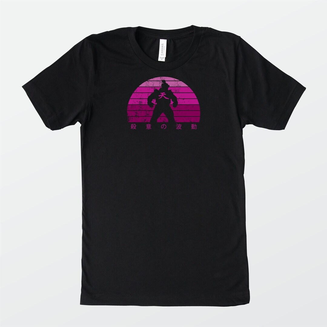 Street Fighter Shirt | Akuma Raging Demon Silhouette | Anime | Fighting ...