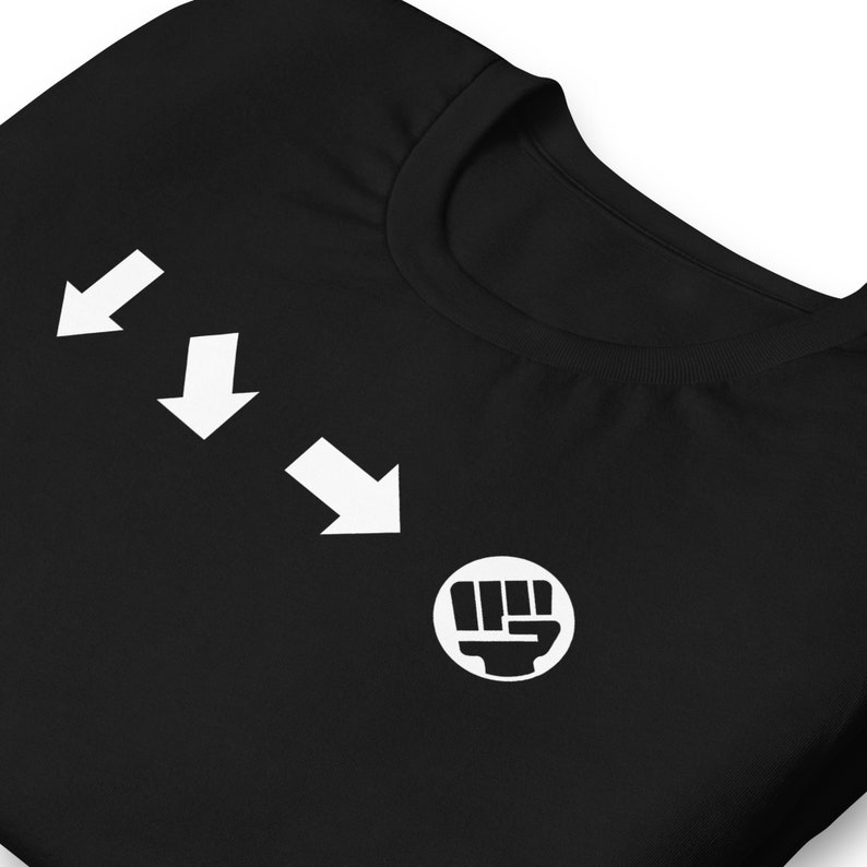 Hadouken Input Shirt for Fighting Game Player Ryu, Ken, Akuma, Shoto ...