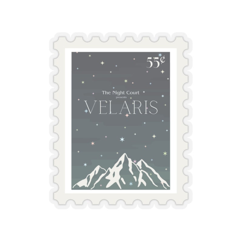 ACOTAR Velaris Stamp Kiss Cut Sticker Kindle Sticker - Etsy
