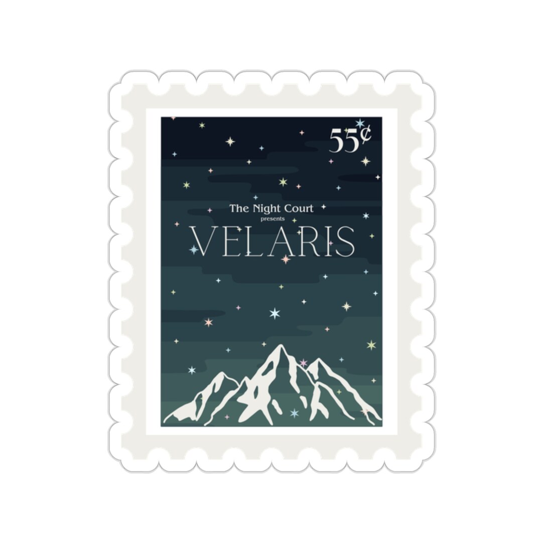 ACOTAR Velaris Stamp Kiss Cut Sticker Kindle Sticker - Etsy