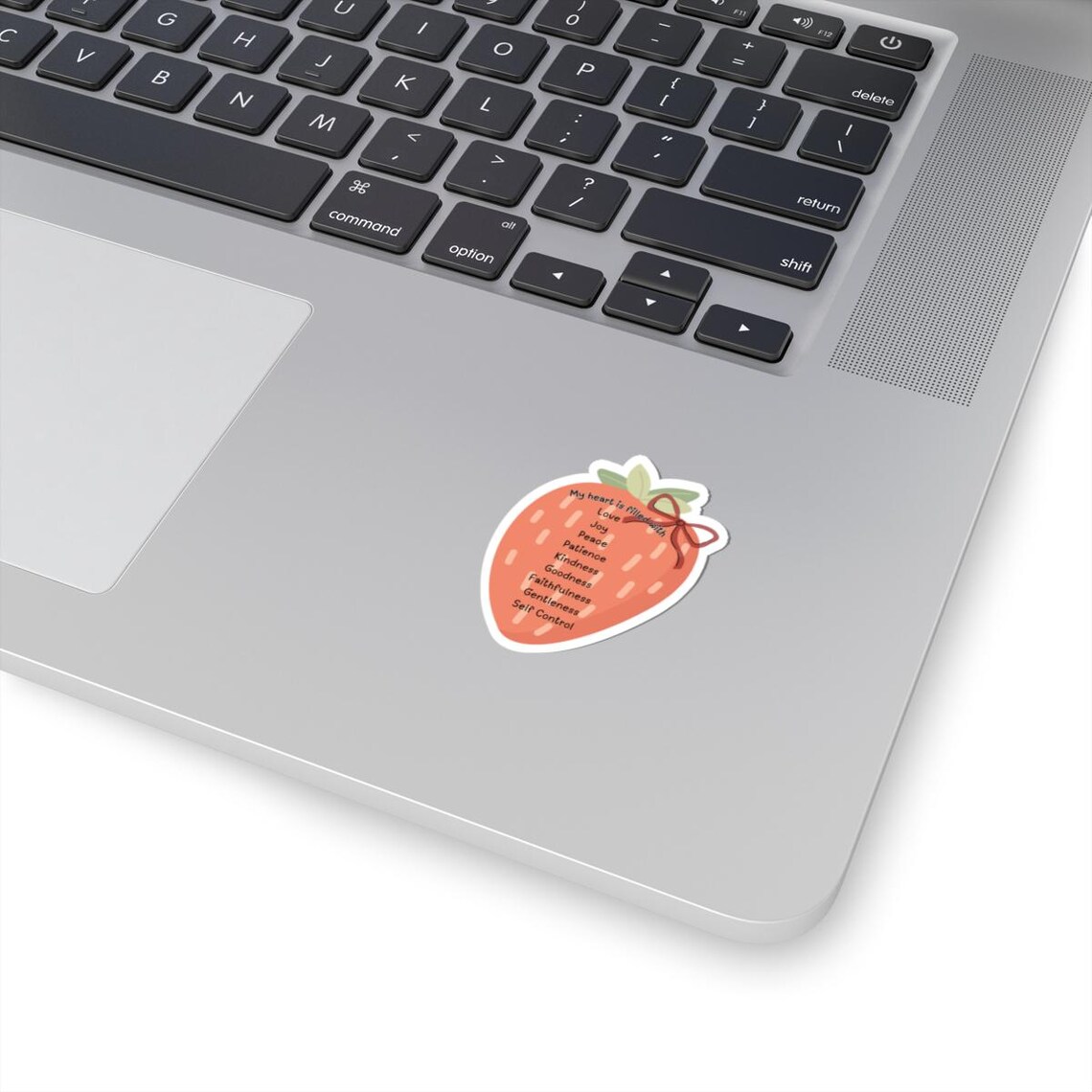Fruit of the Spirit Strawberry Sticker, Christian Vinyl Decal ...