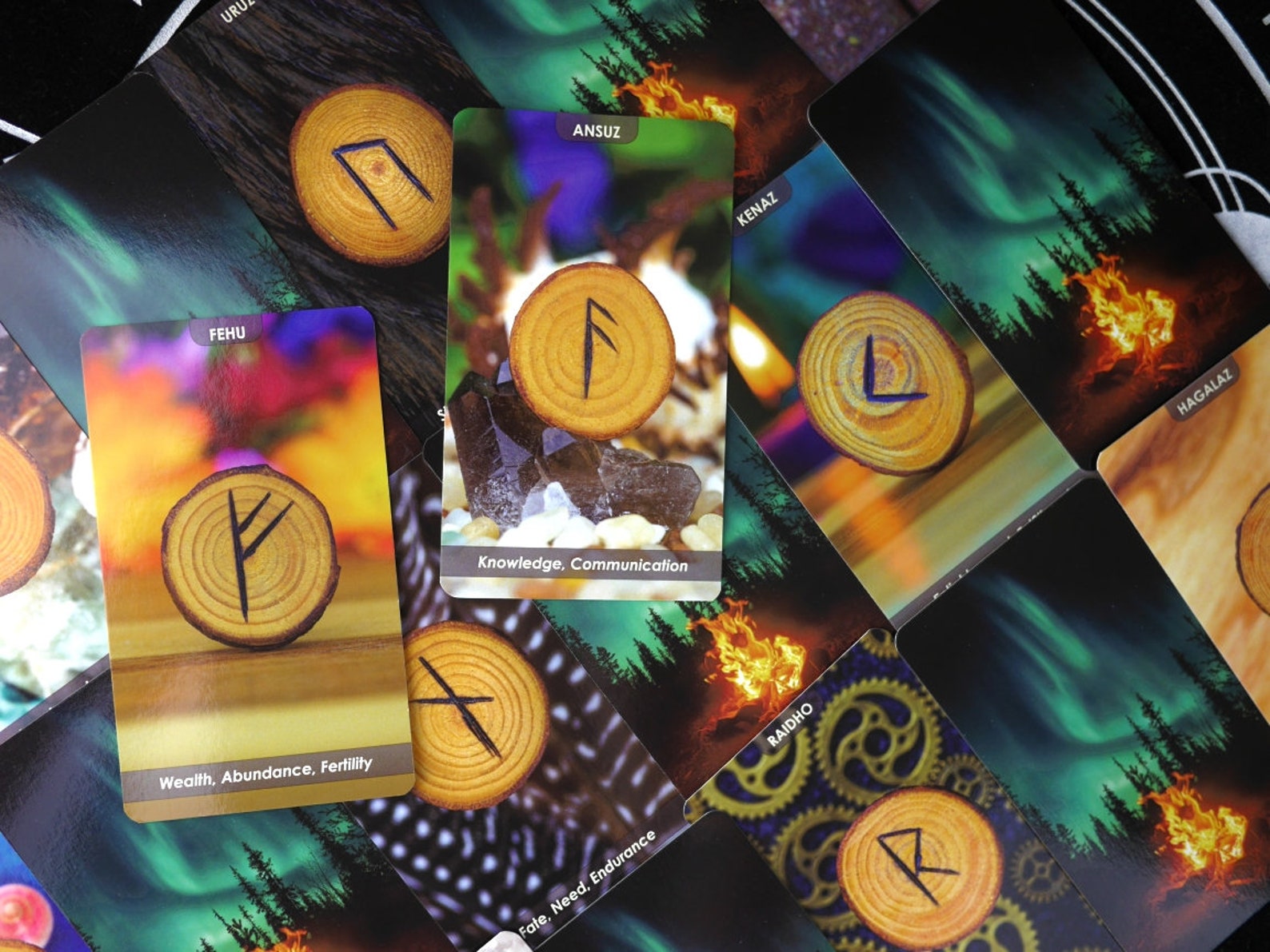 Runes of the Gods Oracle Cards fortune Telling Divination - Etsy UK