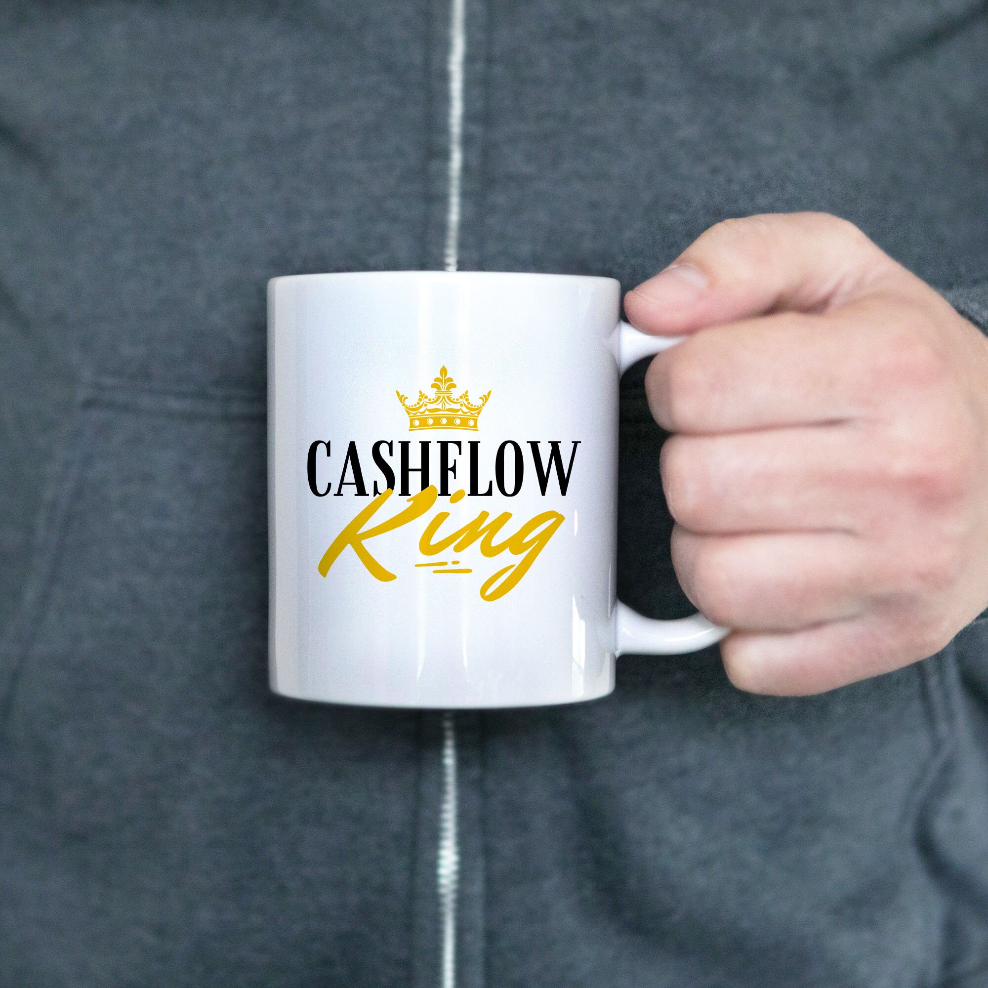 Cashflow King, Entrepreneur Mug, Novelty Present for Business Owners ...