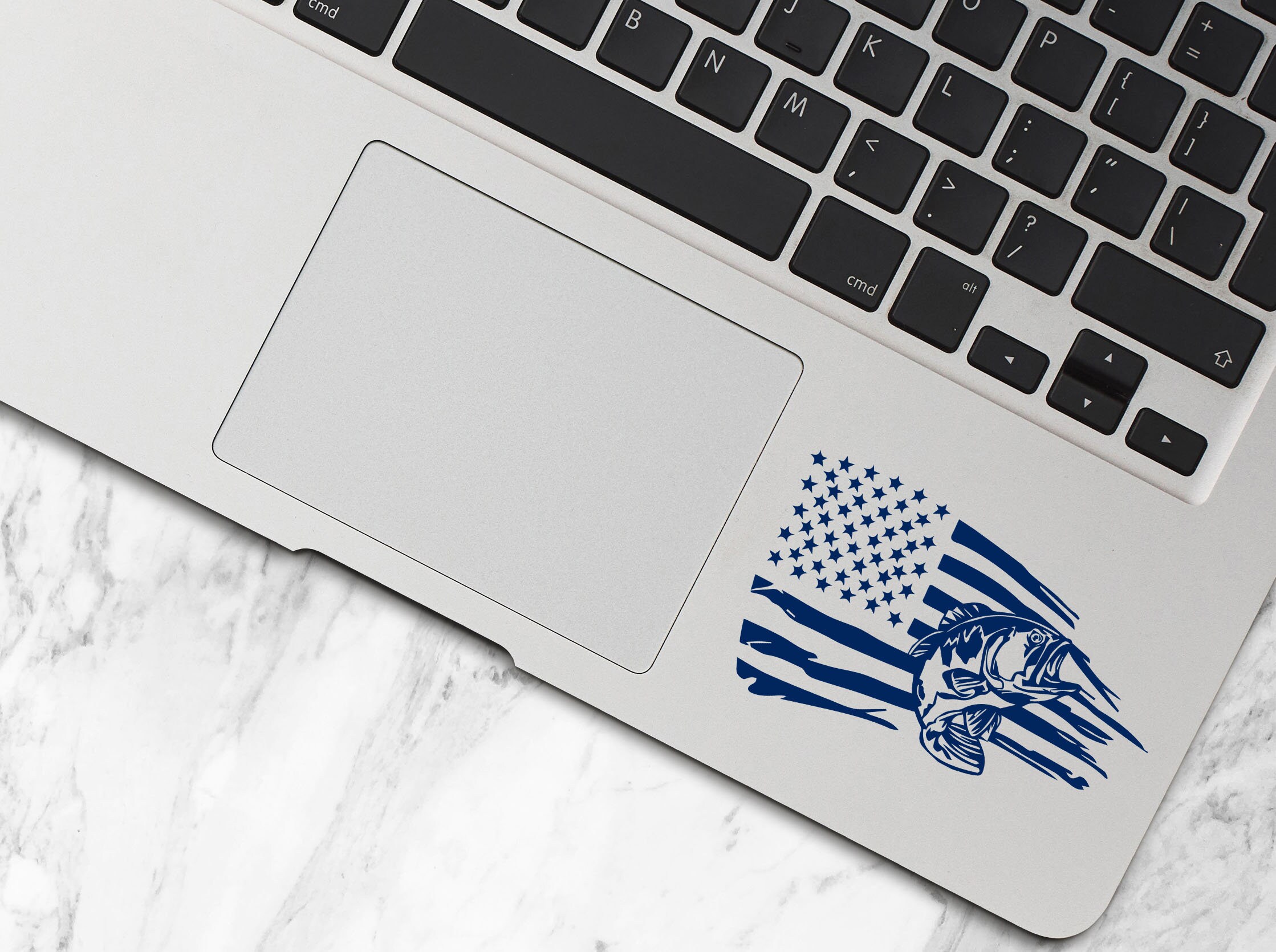 Fishing Distressed United States of America Flag Decal Sticker - Etsy