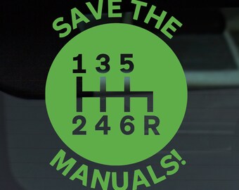 Manual Transmission Decal 6 Speed - Etsy