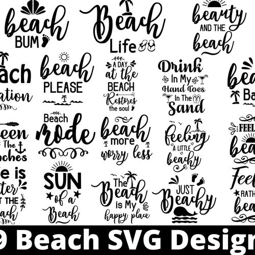 Beach Svg Bundle - Etsy