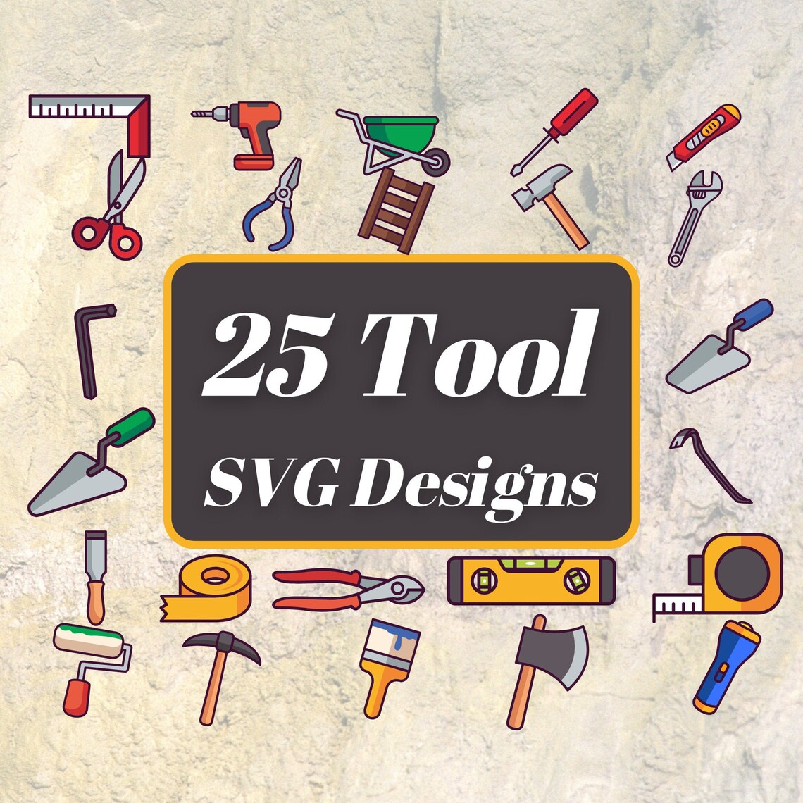 Tools SVG Bundle of 25 High Quality Images Use Tools Svg - Etsy