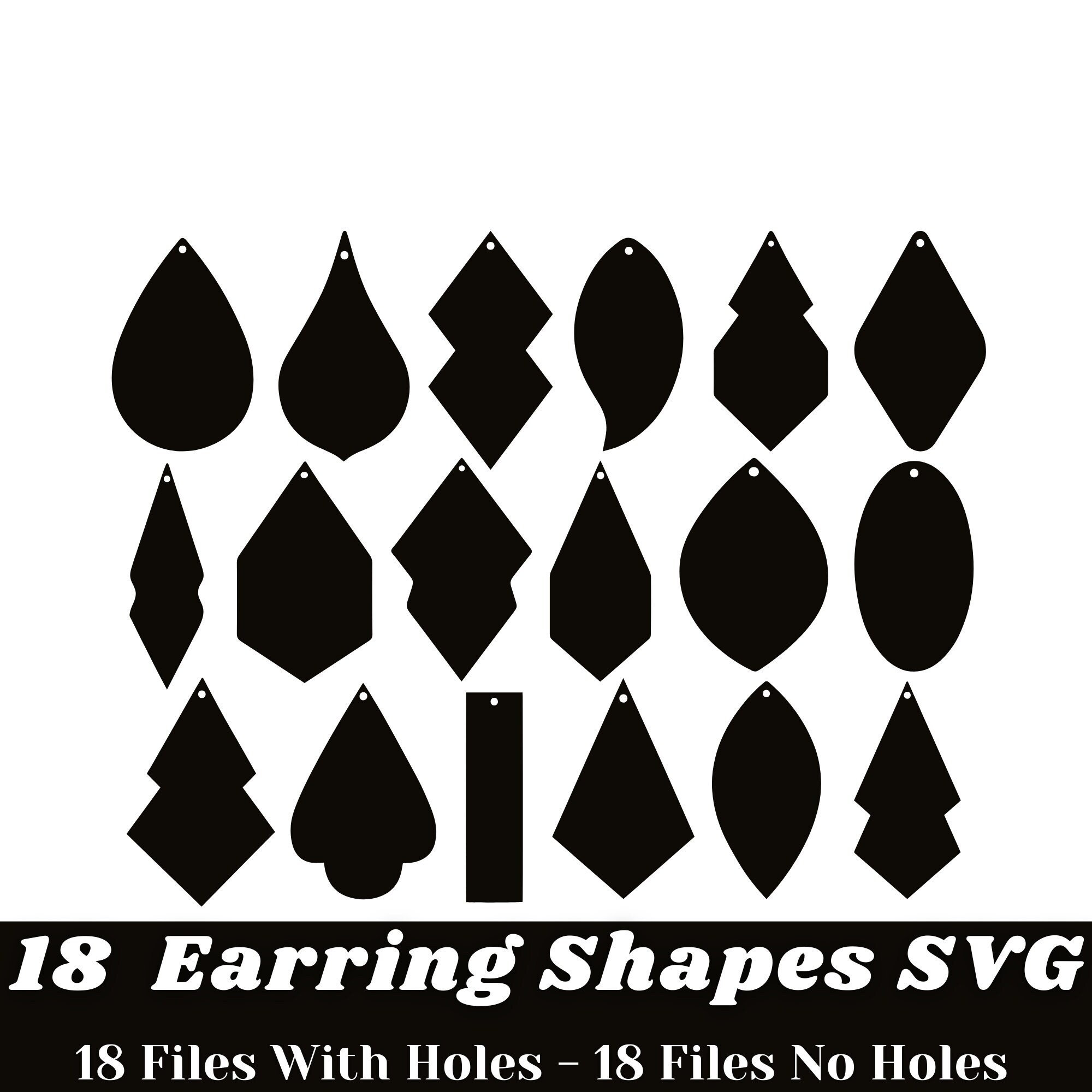Art & Collectibles Prints Earring svg png 10,000+ Earring SVG design ...