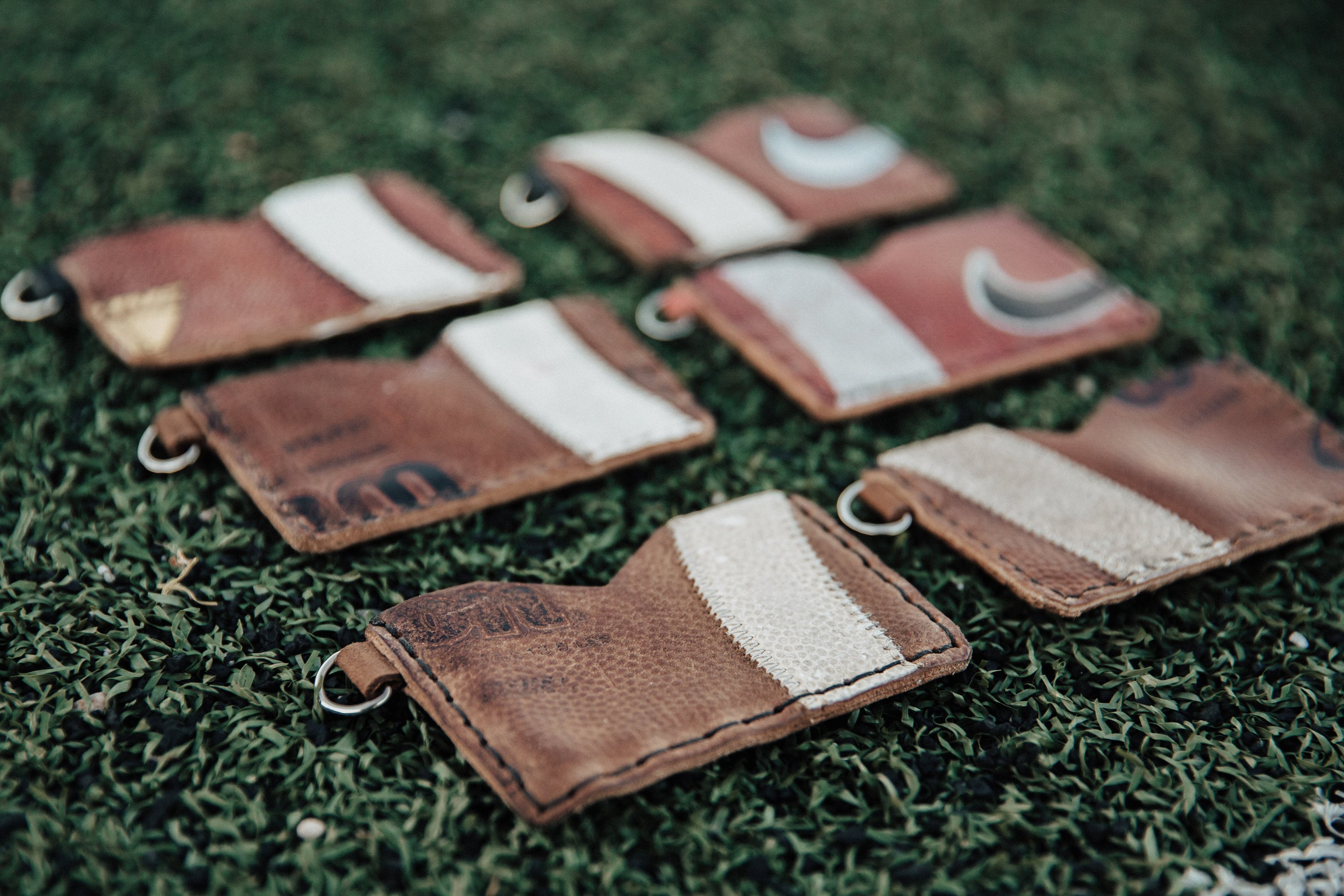 Custom Handmade Football Wallet With Keyring - Etsy