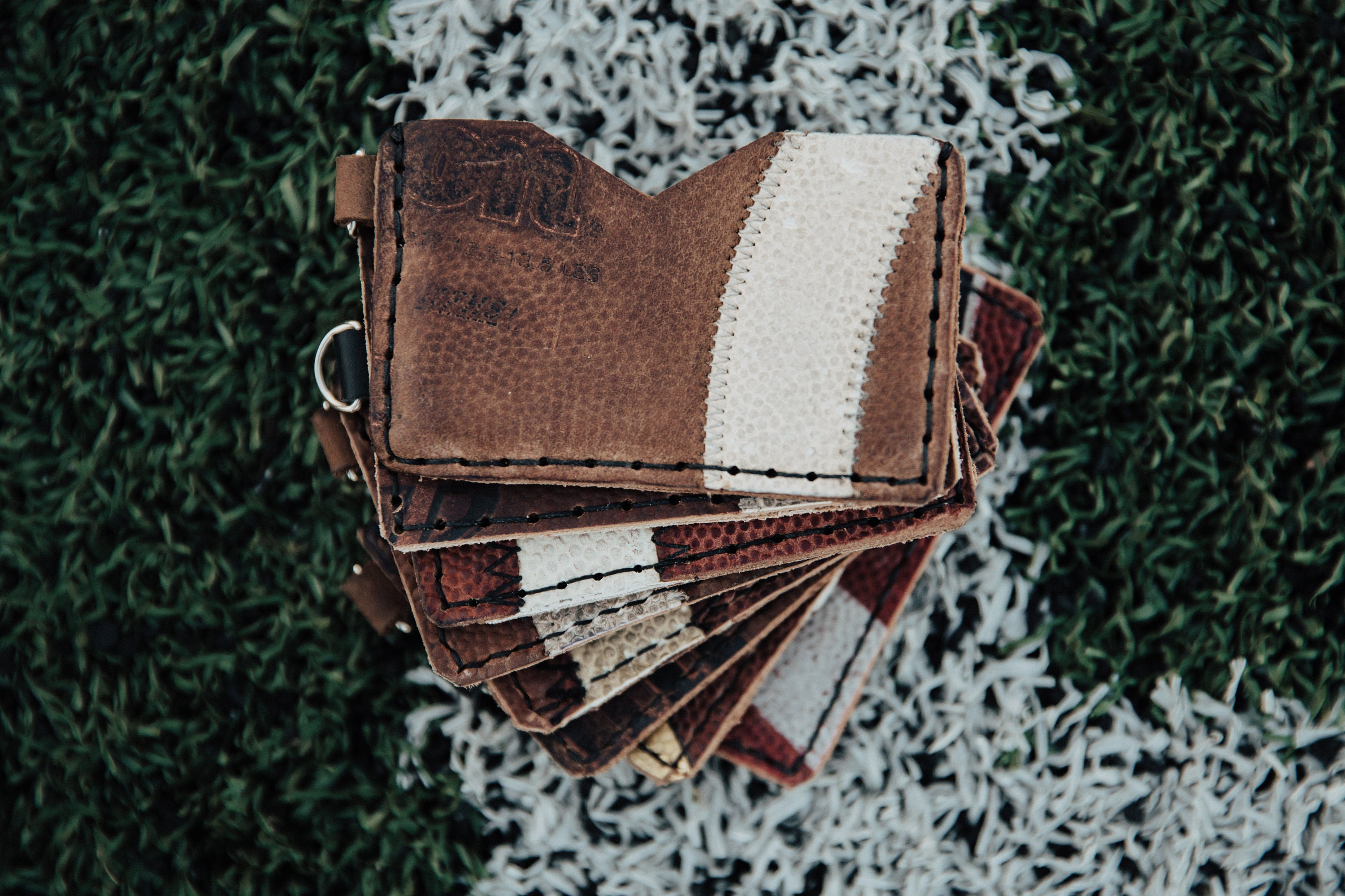 Custom Handmade Football Wallet With Keyring - Etsy