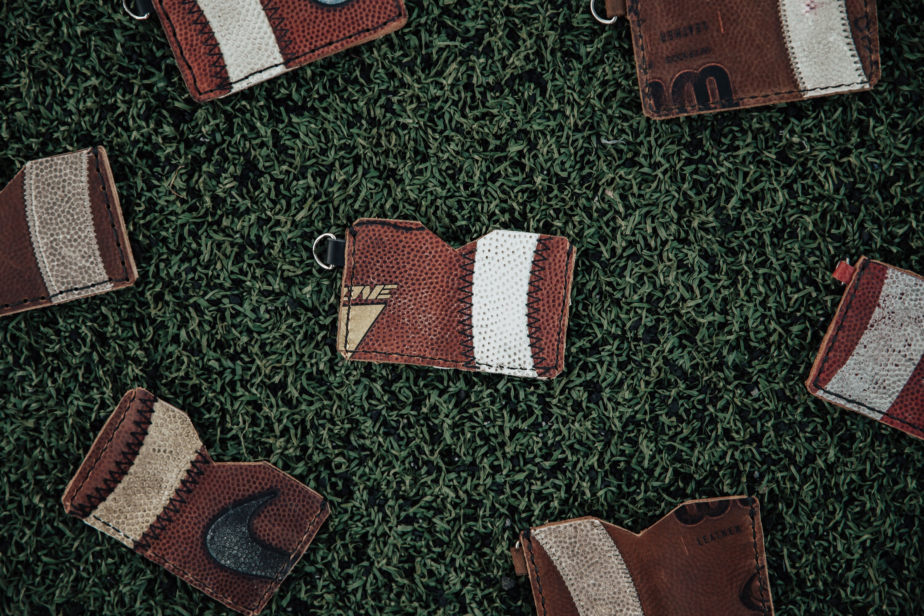 Custom Handmade Football Wallet With Keyring - Etsy