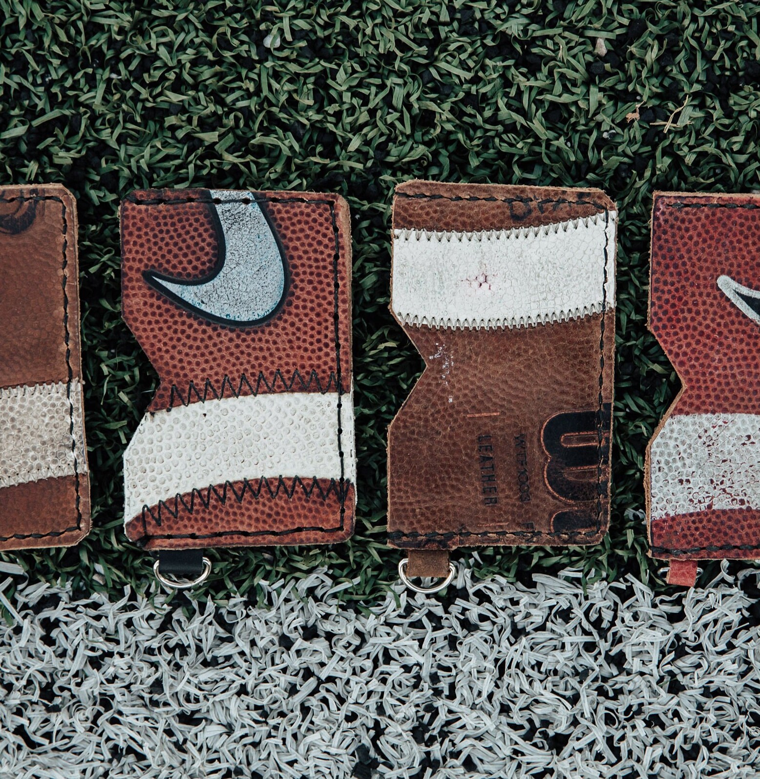 Custom Handmade Football Wallet With Keyring - Etsy